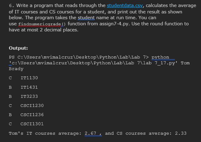 Solved 6 Write A Program That Reads Through The