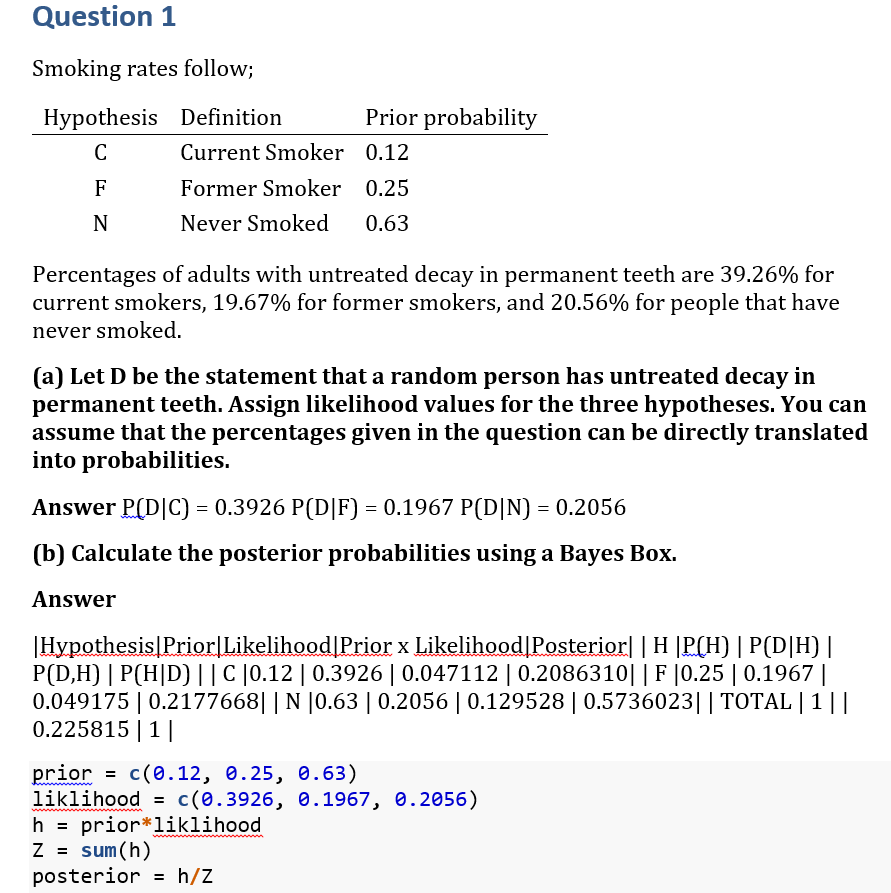 1. A health officer wants to study the prevalence of | Chegg.com