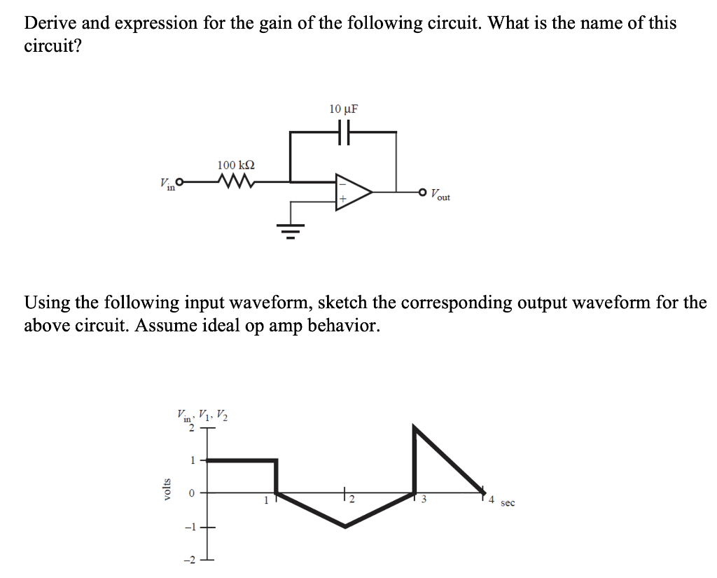 Solved Derive and expression for the gain of the following | Chegg.com