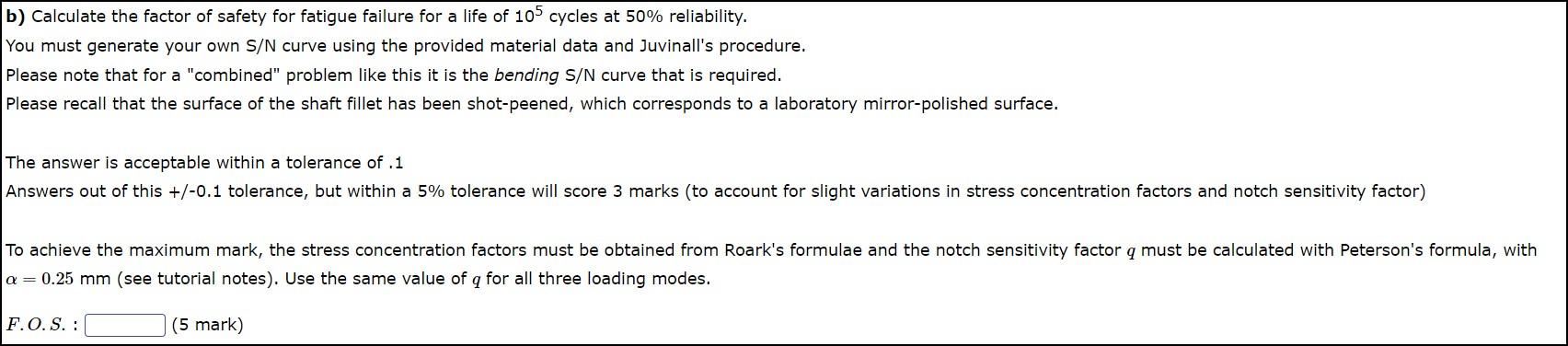 Solved You are analysing the possible failure mechanisms on | Chegg.com