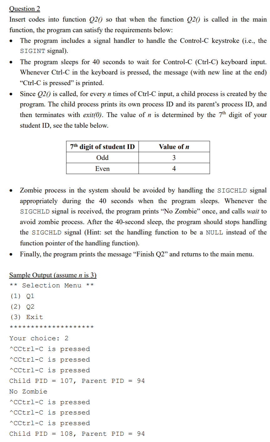 Question 2 Insert codes into function 020) so that | Chegg.com
