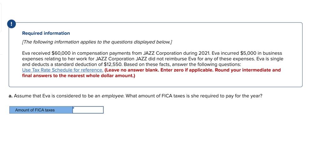 Solved c. Assume that Eva is considered to be a | Chegg.com