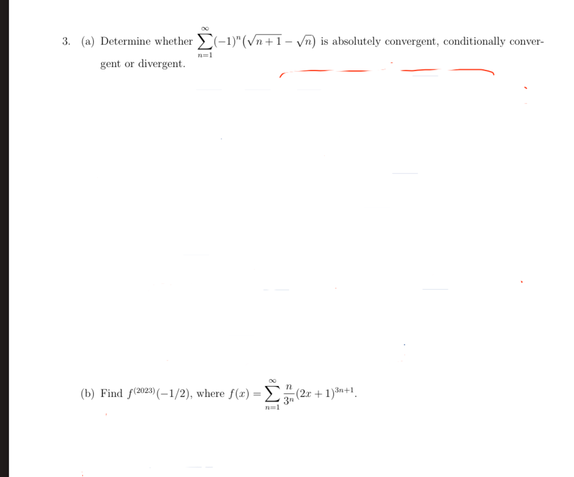 Solved (a) ﻿Determine whether | Chegg.com