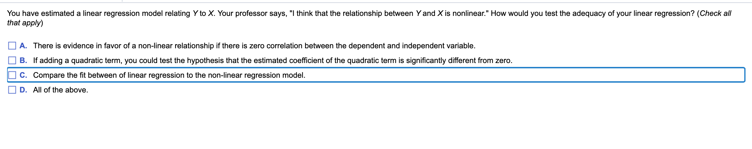Solved You have estimated a linear regression model relating | Chegg.com