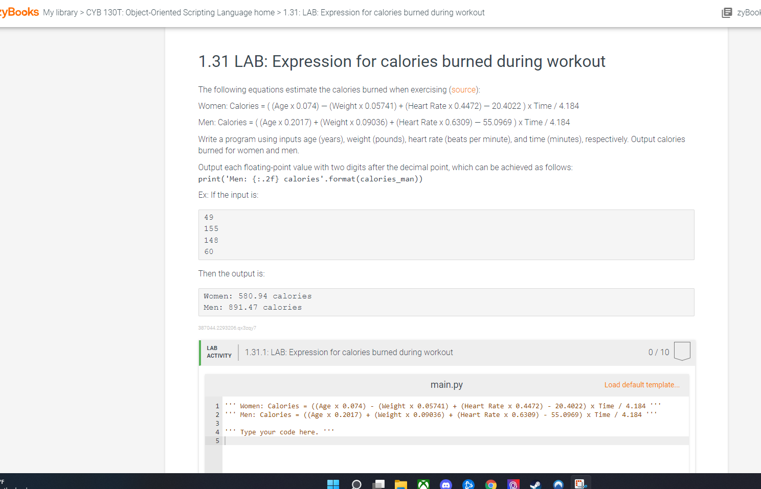 Solved For The Following ion I Am Getting An Chegg