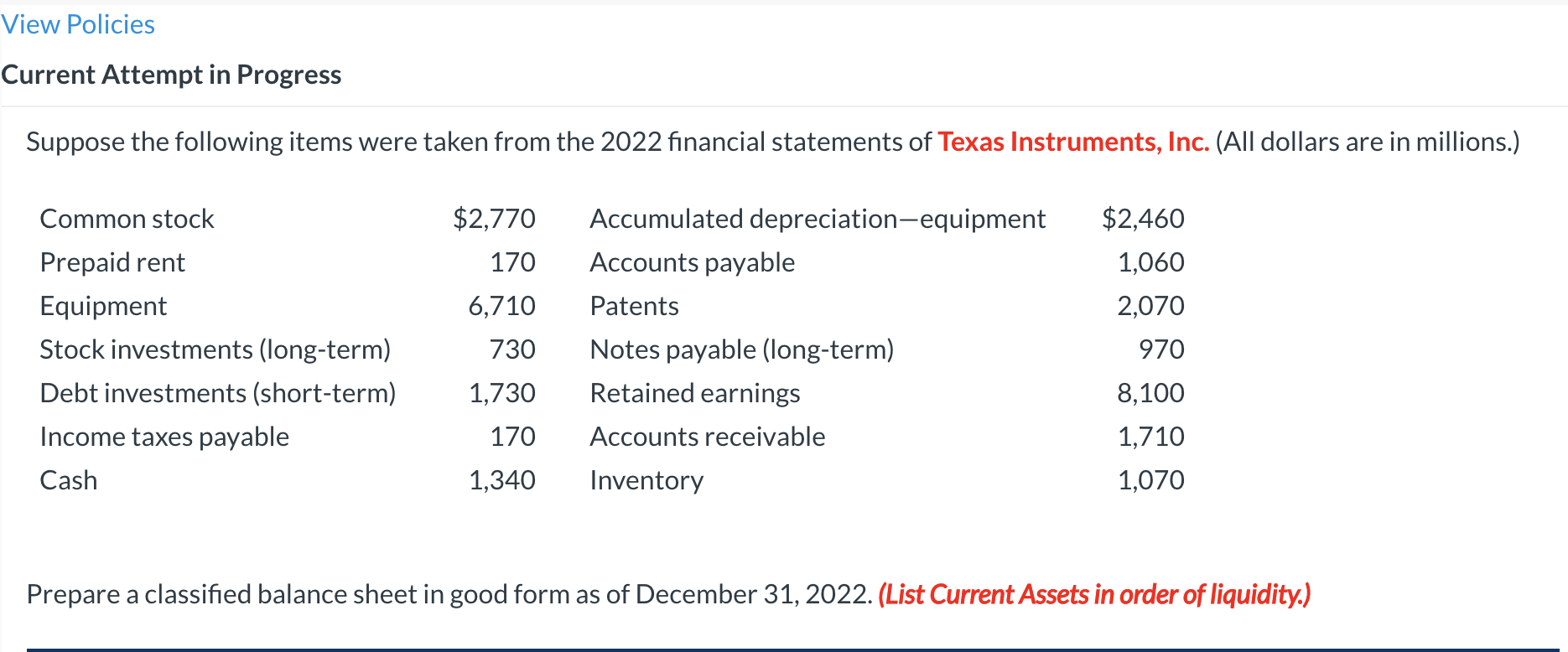 Solved View Policies Current Attempt in Progress Suppose the | Chegg.com