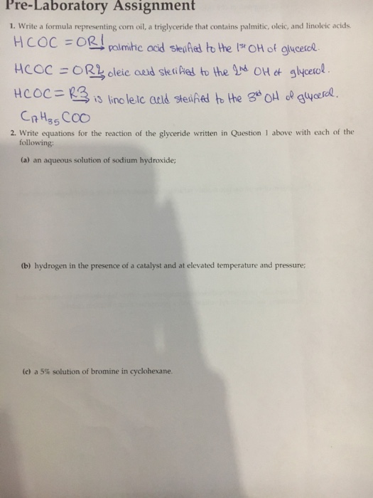 Solved Pre-Laboratory Assignment 1. Write a formula | Chegg.com