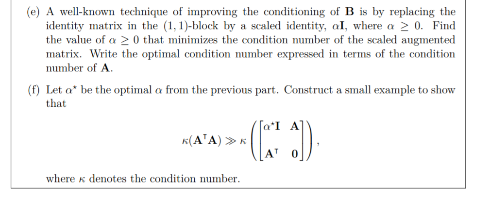 Solved 1. Least Squares: Given a full-column rank matrix A | Chegg.com