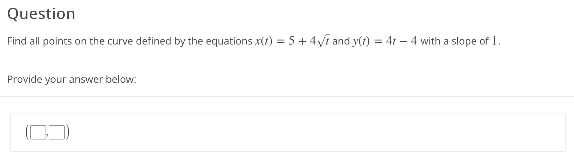 Solved Find all points on the curve defined by the equations | Chegg.com