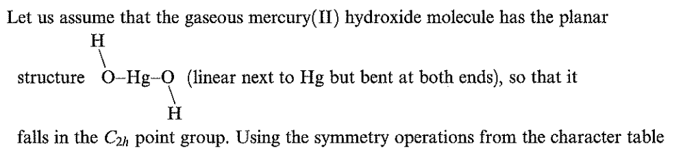 Let us assume that the gaseous mercury(II) hydroxide | Chegg.com