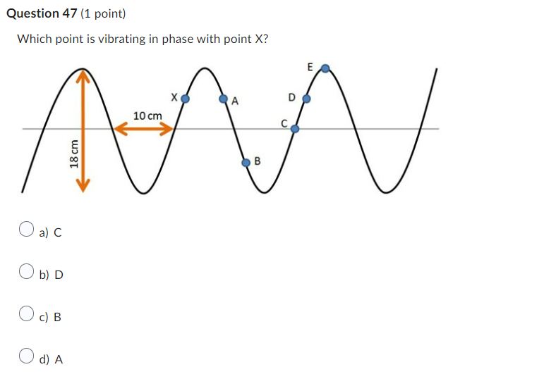 Solved Which statement about the wave's amplitude and | Chegg.com