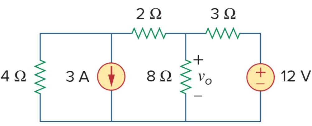 Solved Perform nodal analysis to find the voltage across the | Chegg.com