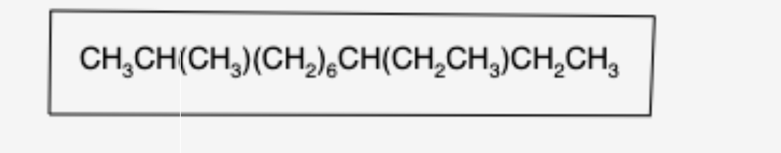 Solved CH3CH(CH3)(CH2)6CH(CH2CH3)CH2CH3 | Chegg.com