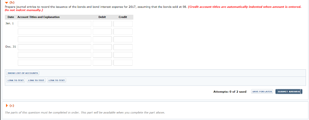 Solved Problem 10-8A (Part Level Submission) rounder | Chegg.com