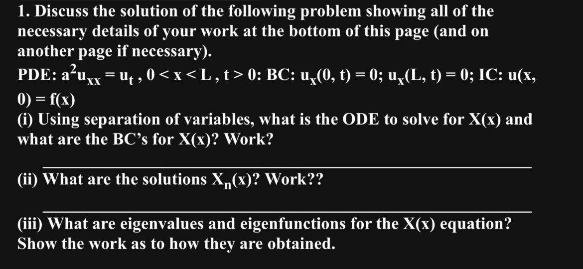 Solved Please solve only number 2. I posted number 1 because | Chegg.com