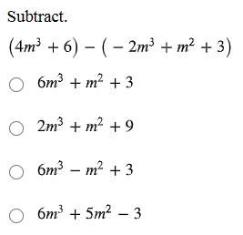 Solved Subtract. | Chegg.com