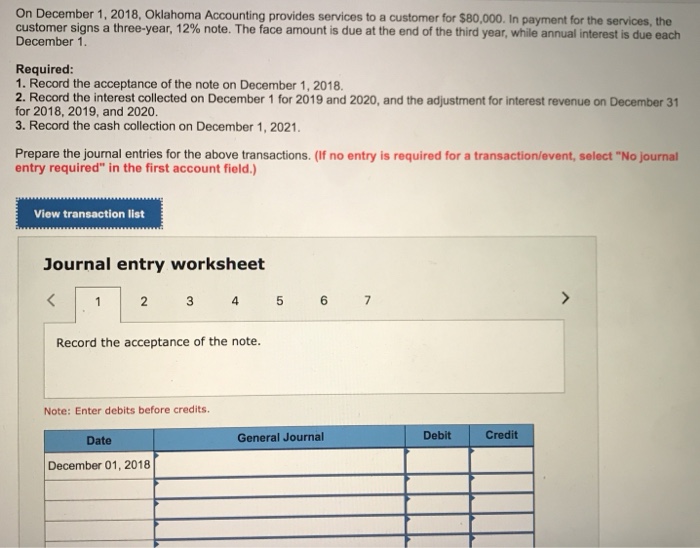 Solved Transaction list: 1) Record the | Chegg.com