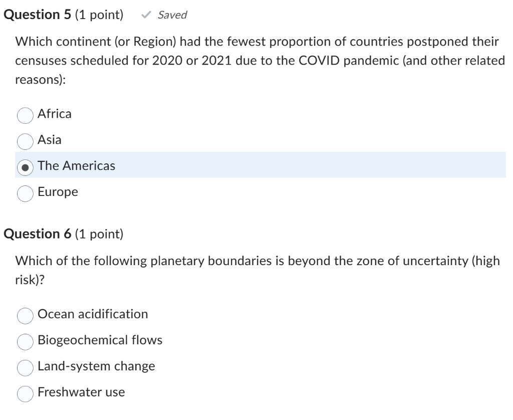 Solved Which continent (or Region) had the fewest proportion | Chegg.com