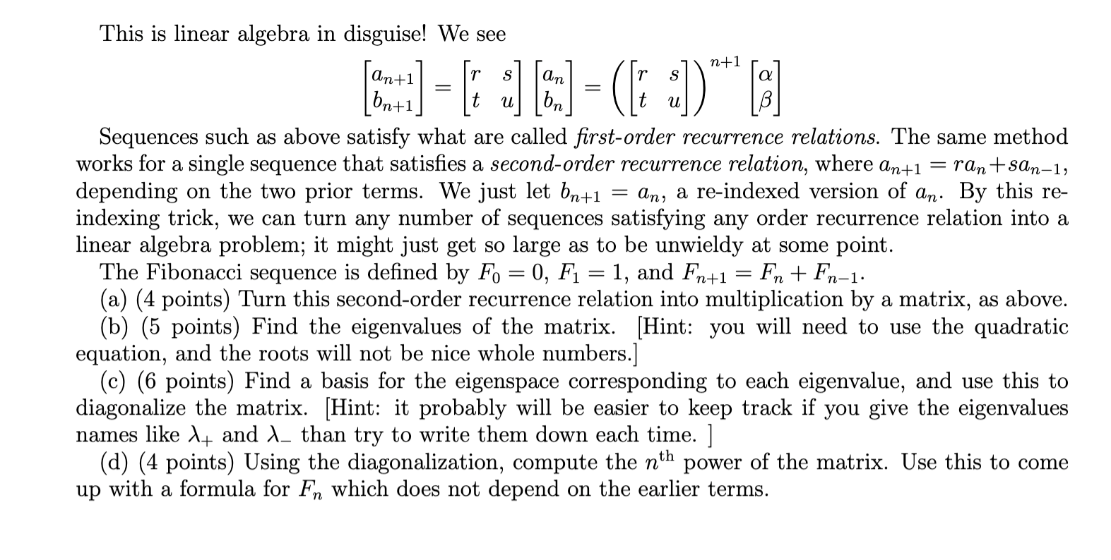 Solved Exercise 5.6. Suppose we have two real-number | Chegg.com