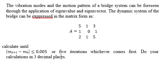 Solved The vibration modes and the motion pattern of a | Chegg.com
