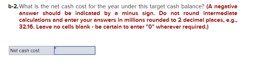 Solved a-2. What is the net cash cost (total interest paid | Chegg.com