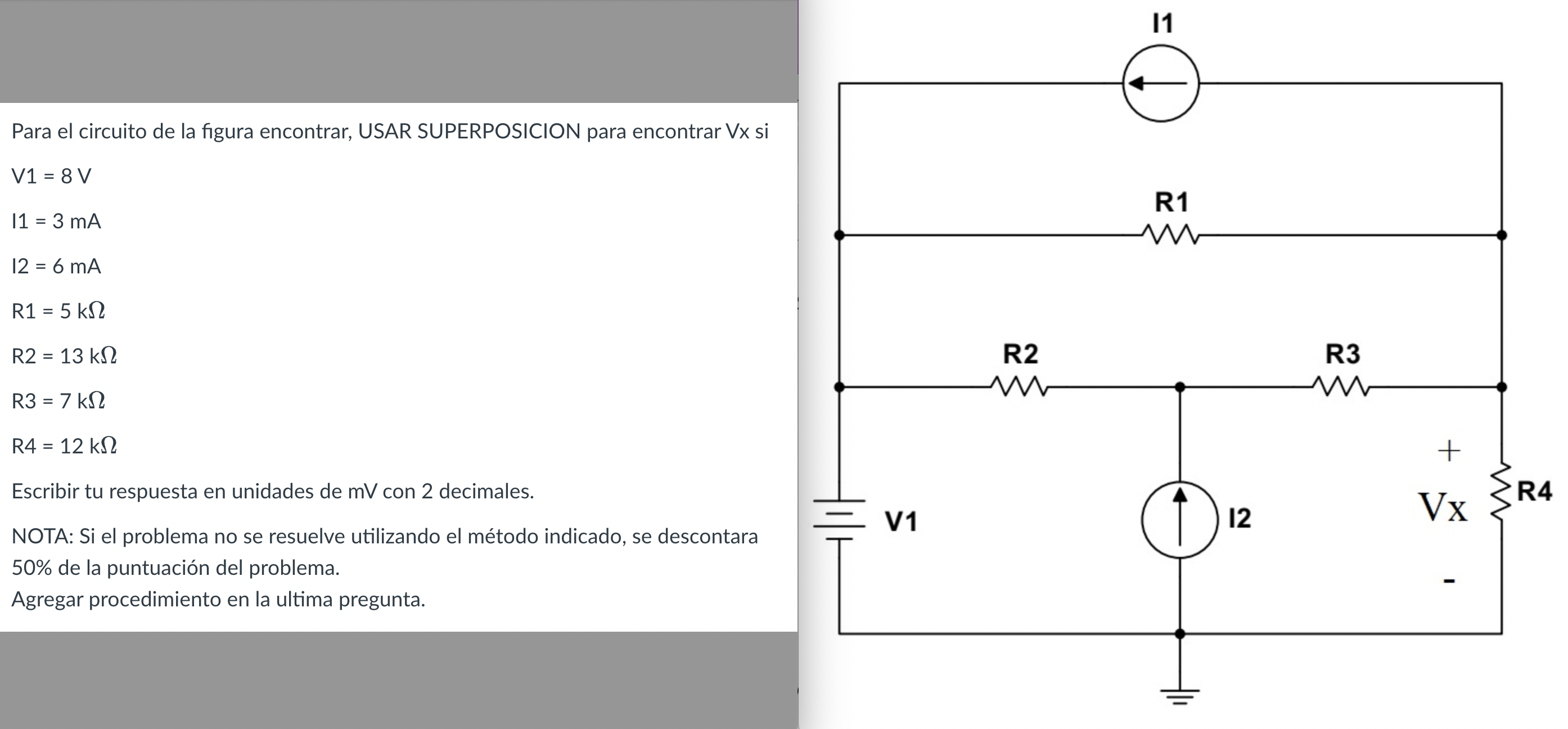 Solved Para el circuito de la figura encontrar, USAR | Chegg.com