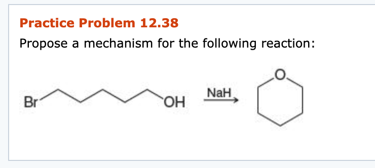 Solved Practice Problem 12.38 Propose a mechanism for the | Chegg.com Solved Practice Problem 12.38 Propose a mechanism for the | Chegg.com