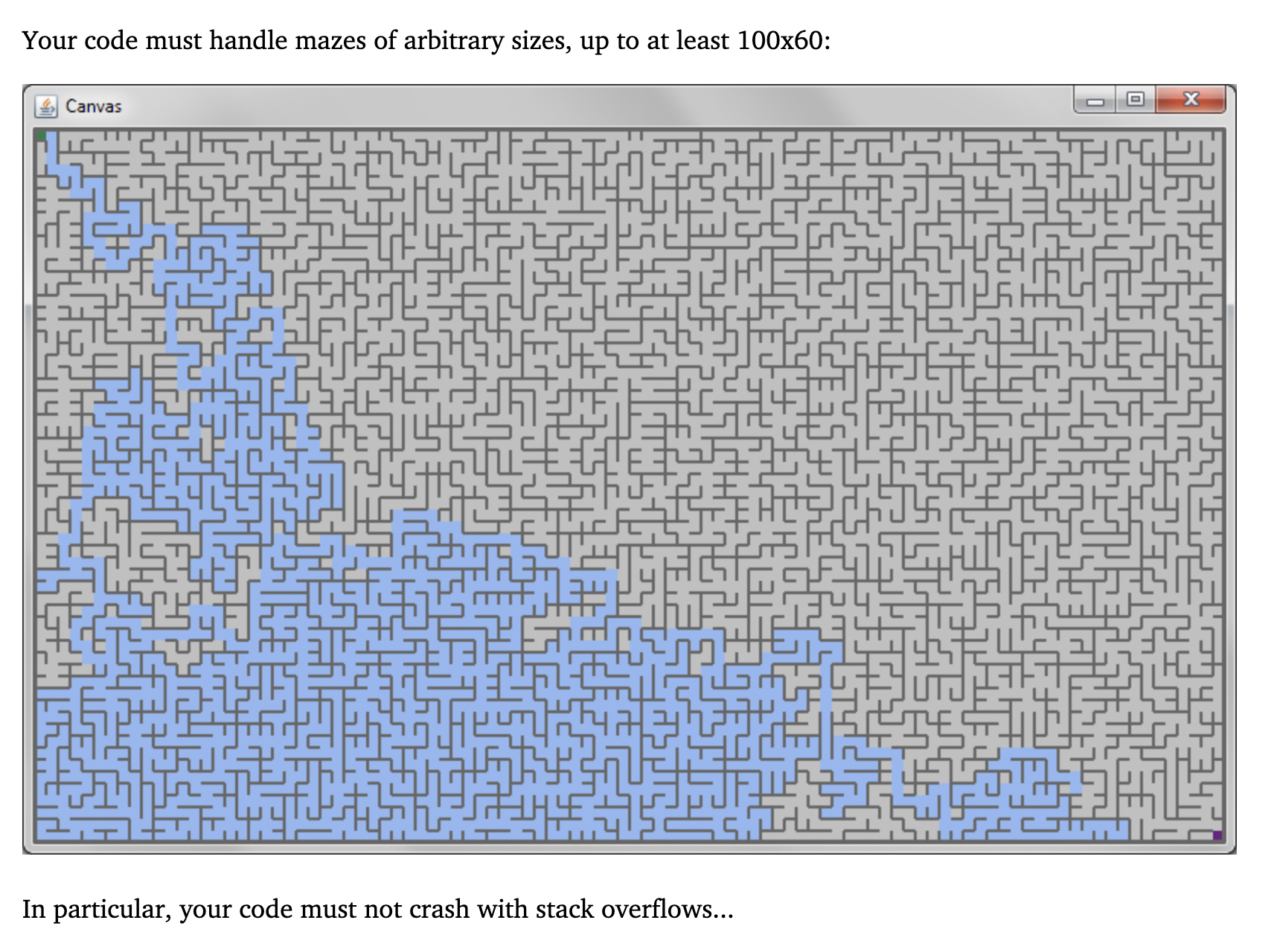 Currently stuck with building up the maze board | Chegg.com