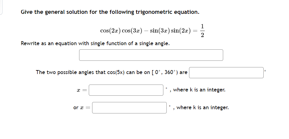 Solved Give the general solution for the following | Chegg.com