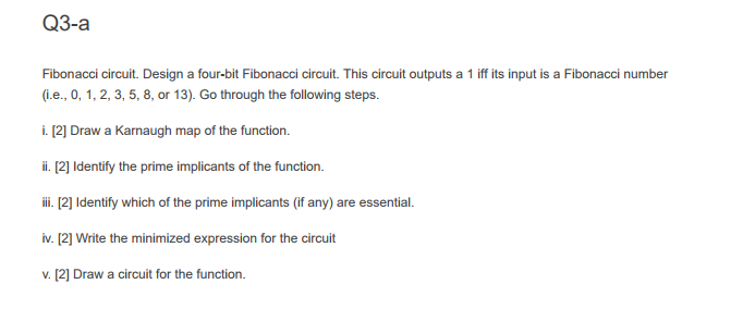 Solved Q3 A Fibonacci Circuit Design A Four Bit Fibonacci 