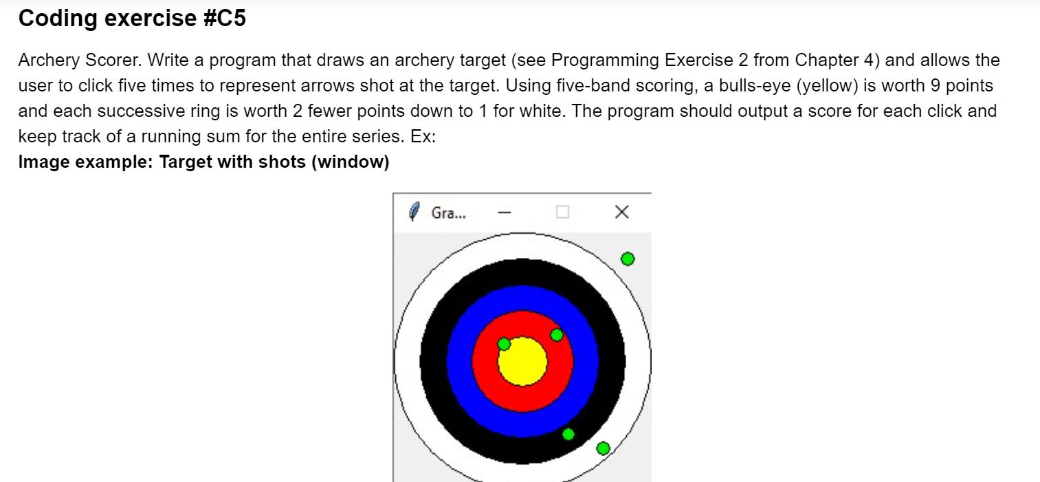 Console ouput example: information Python Hit! 9 | Chegg.com