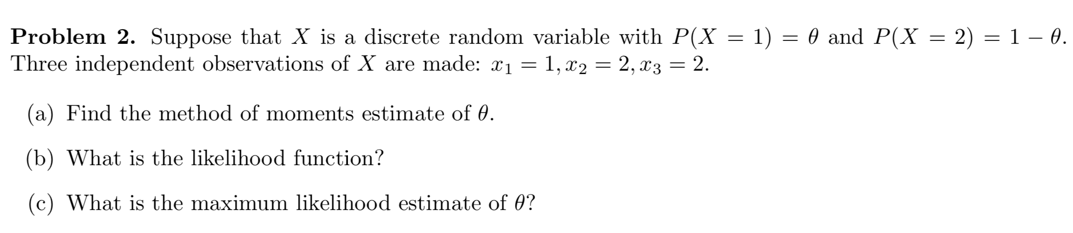 Solved Problem 2. Suppose that X is a discrete random | Chegg.com