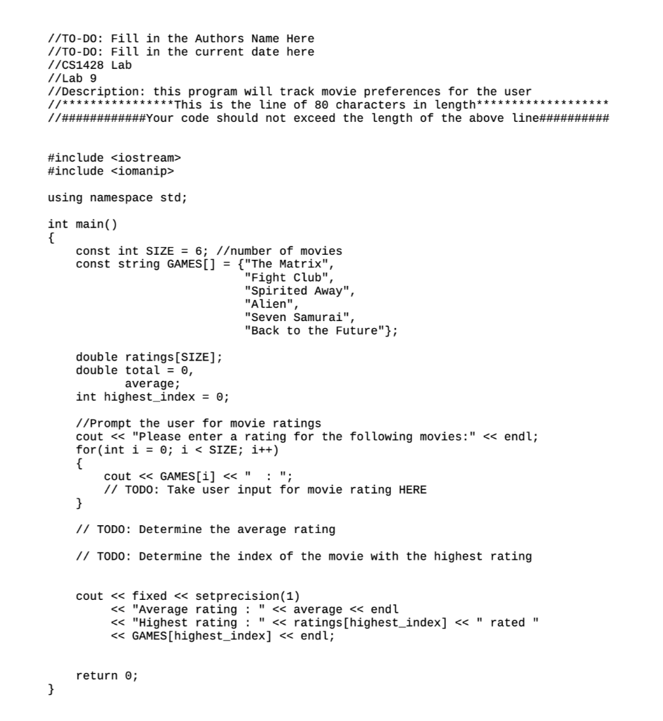 Solved Please have code typed up. I have trouble reading | Chegg.com
