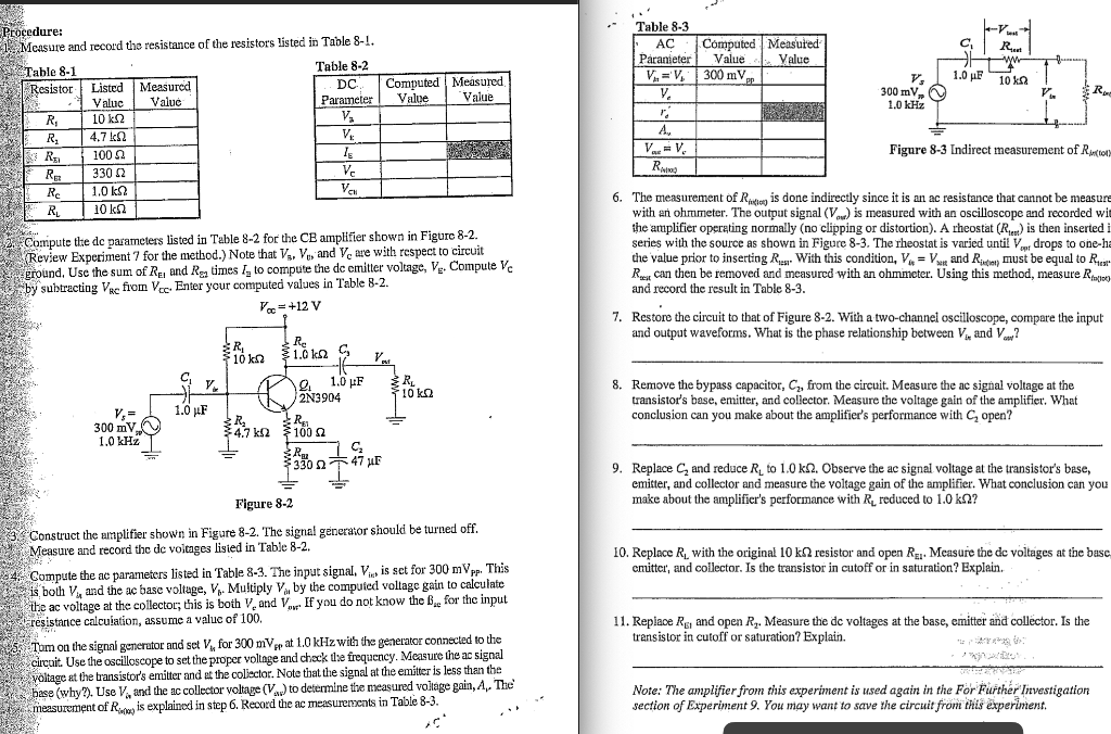 Solved HELP NEED WITH 1-3. important*** TABLE 8-2 COMPUTED | Chegg.com