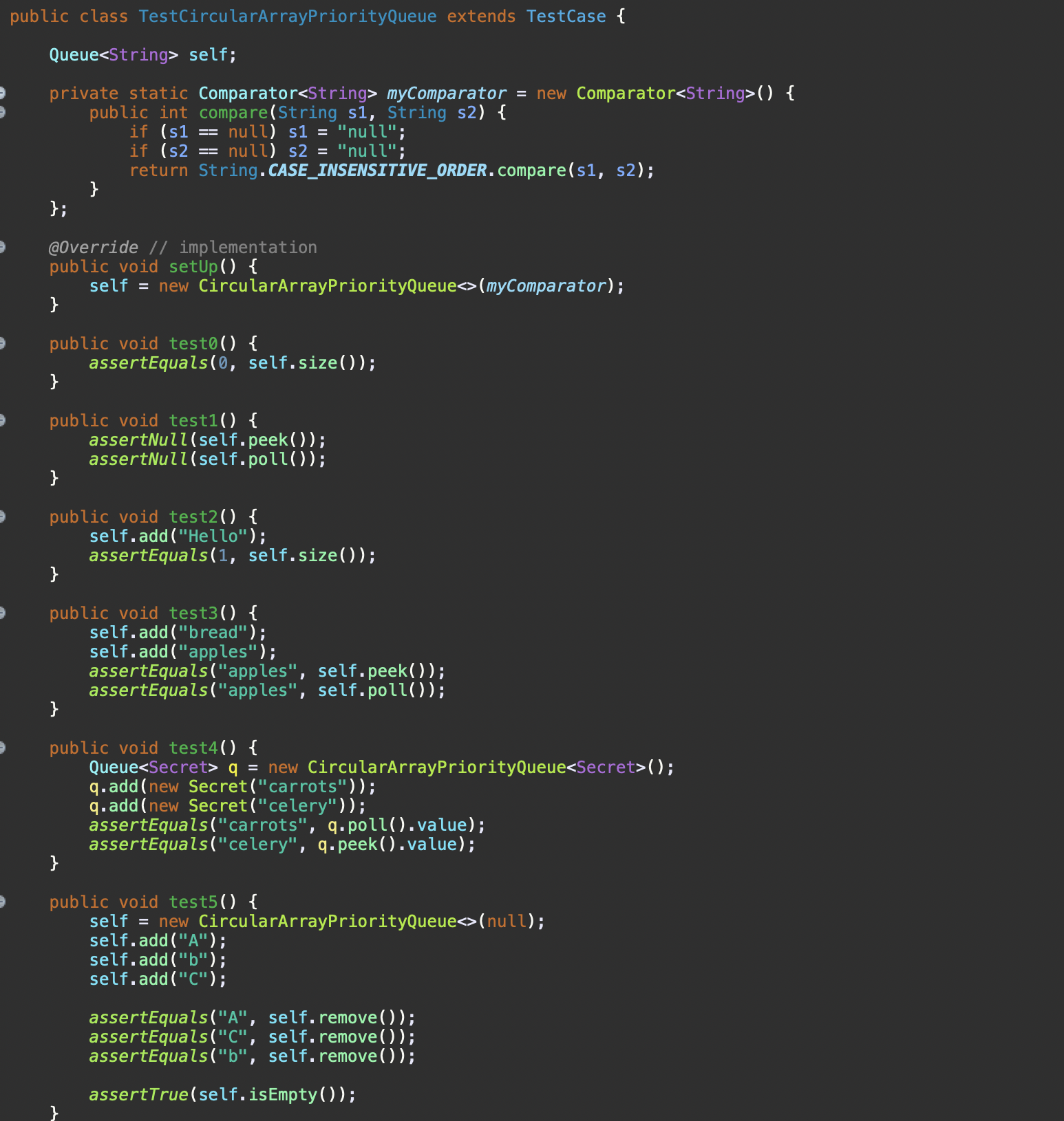Solved As described in Section 10.1, a PriorityQueue is a | Chegg.com