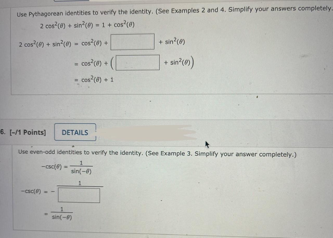 Solved Use Pythagorean identities to verify the identity. | Chegg.com