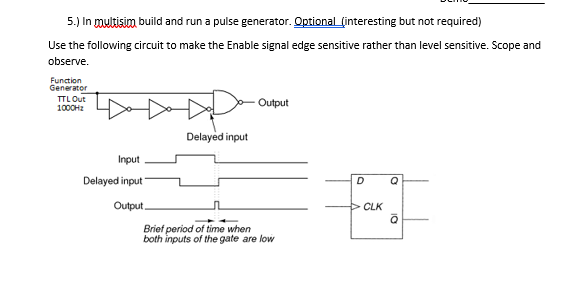 Solved Objective: You will build a D flip-flop. Parts: 2 | Chegg.com