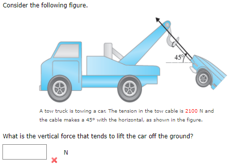 Solved Consider the following figure. 459 A tow truck is | Chegg.com