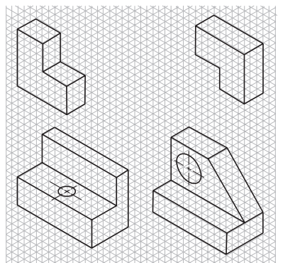 Create these four shapes using Solidworks. Submit | Chegg.com