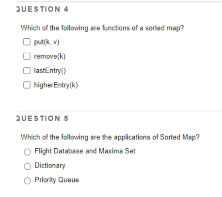Solved QUESTION 4 Which of the following are functions of a | Chegg.com