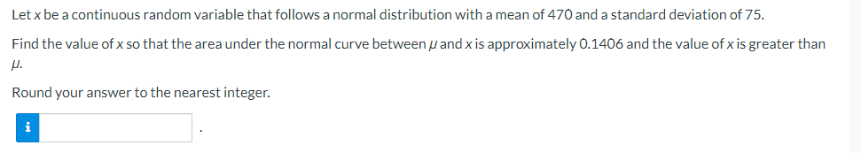 Solved Let x be a continuous random variable that follows a | Chegg.com