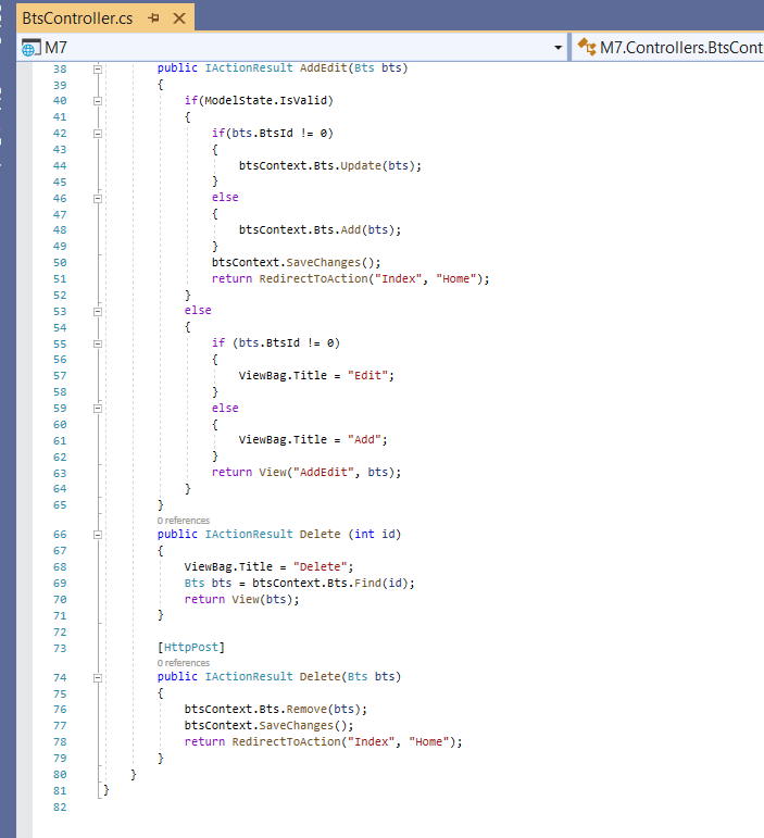 C# programming help!!! Task:move the AddEdit, and | Chegg.com