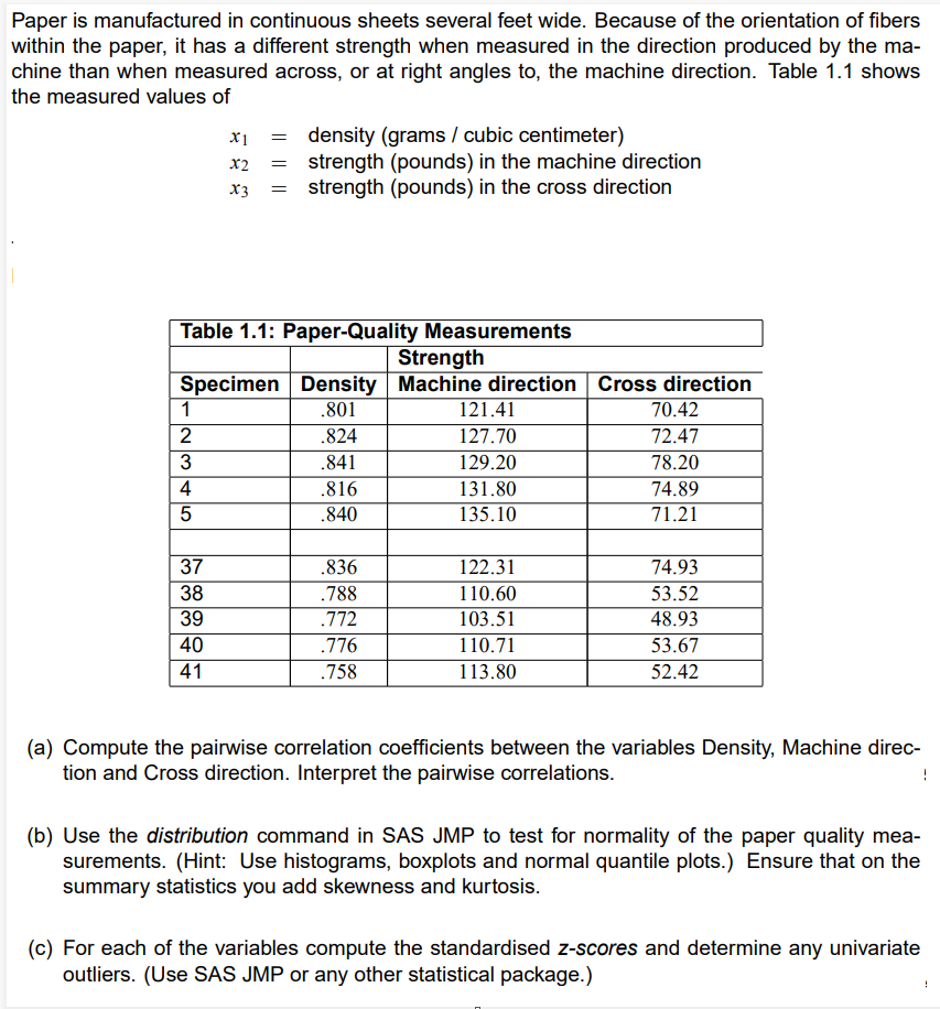 Paper is manufactured in continuous sheets several | Chegg.com
