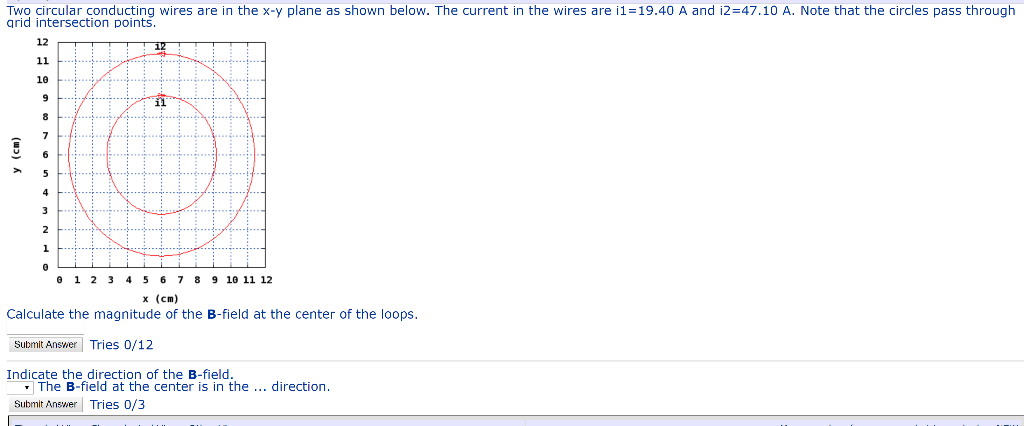 Solved Two circular conducting wires are in the x-y plane as | Chegg.com