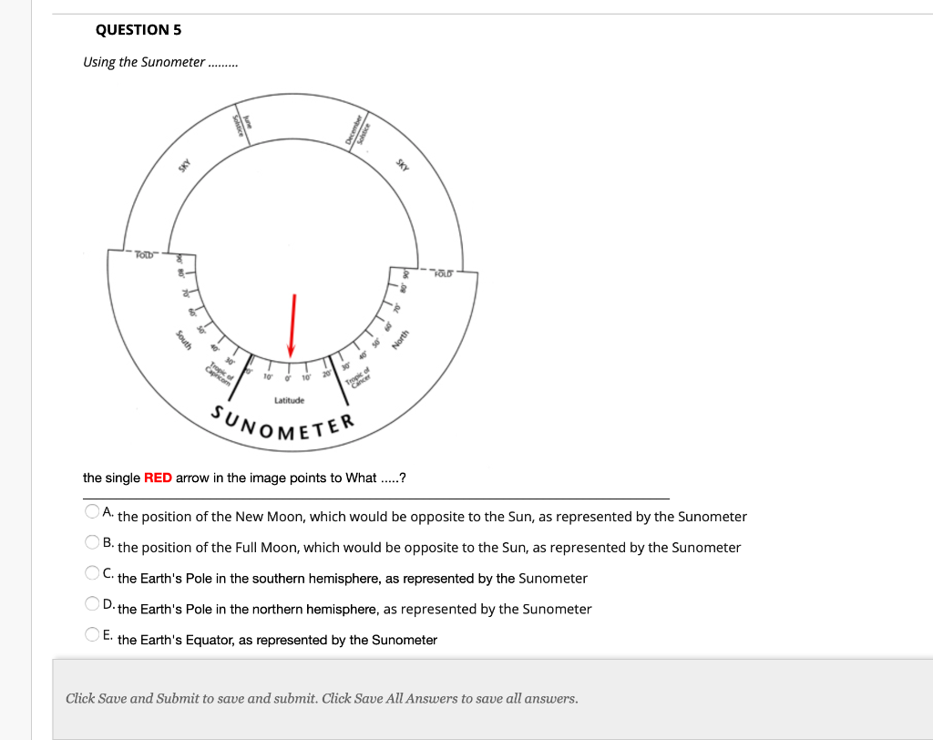 SUN OMETER QUESTION 1 Using the Sunometer -- | Chegg.com