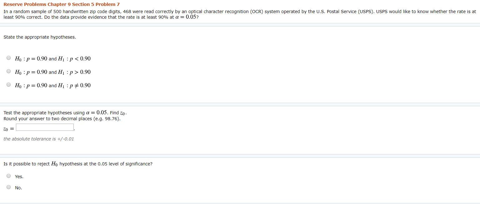 Solved Reserve Problems Chapter 9 Section 5 Problem 7 In a | Chegg.com