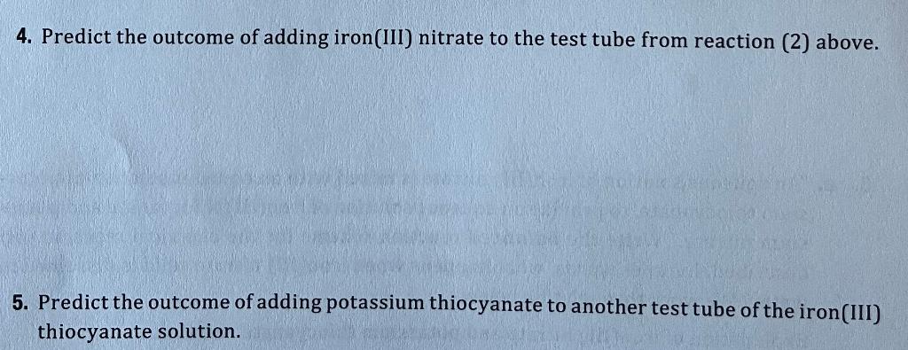 Solved 3. a. "An aqueous solution of iron(III) nitrate is | Chegg.com