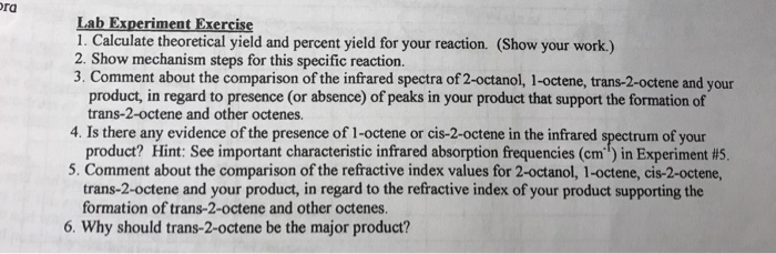Solved ra Lab Experiment Exercise 1. Calculate theoretical | Chegg.com