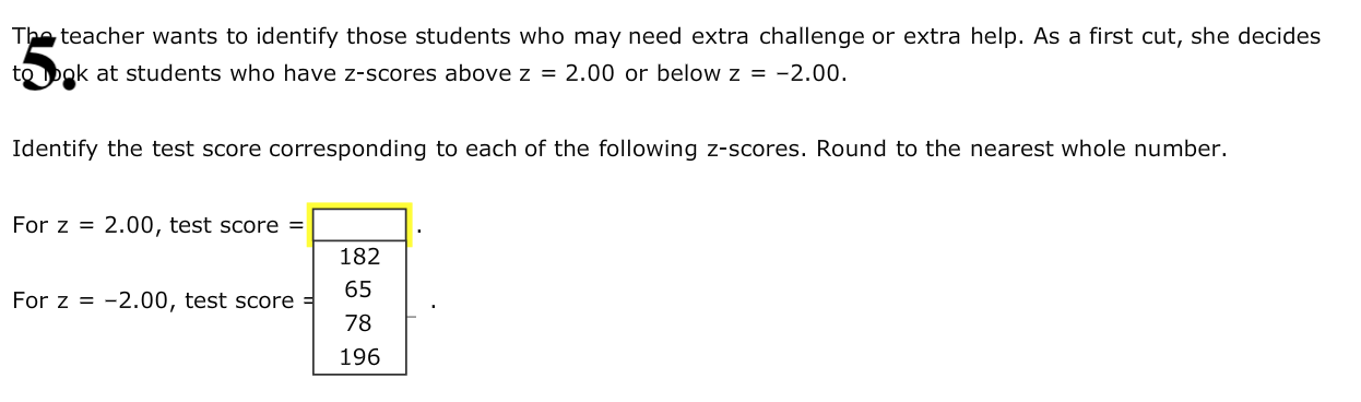Solved 2. Transforming X values into z-scores Aa Aa E In | Chegg.com