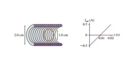 Solved (Figure 1) shows a 1.0-cm-diameter loop with R = 0.60 | Chegg.com